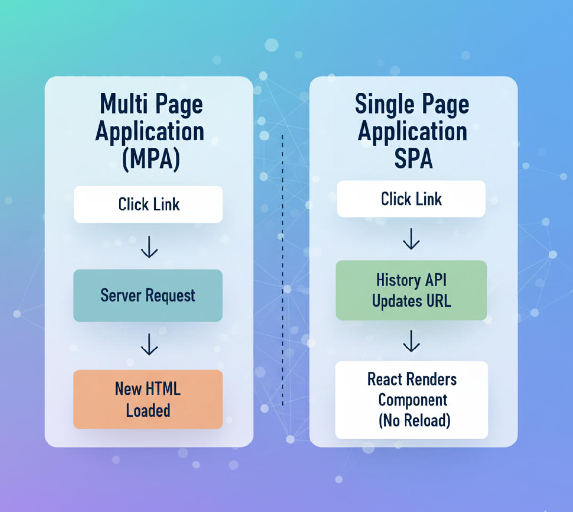 If React Is an SPA, How Does It Handle URL Changes? | by Manavbehera ...
