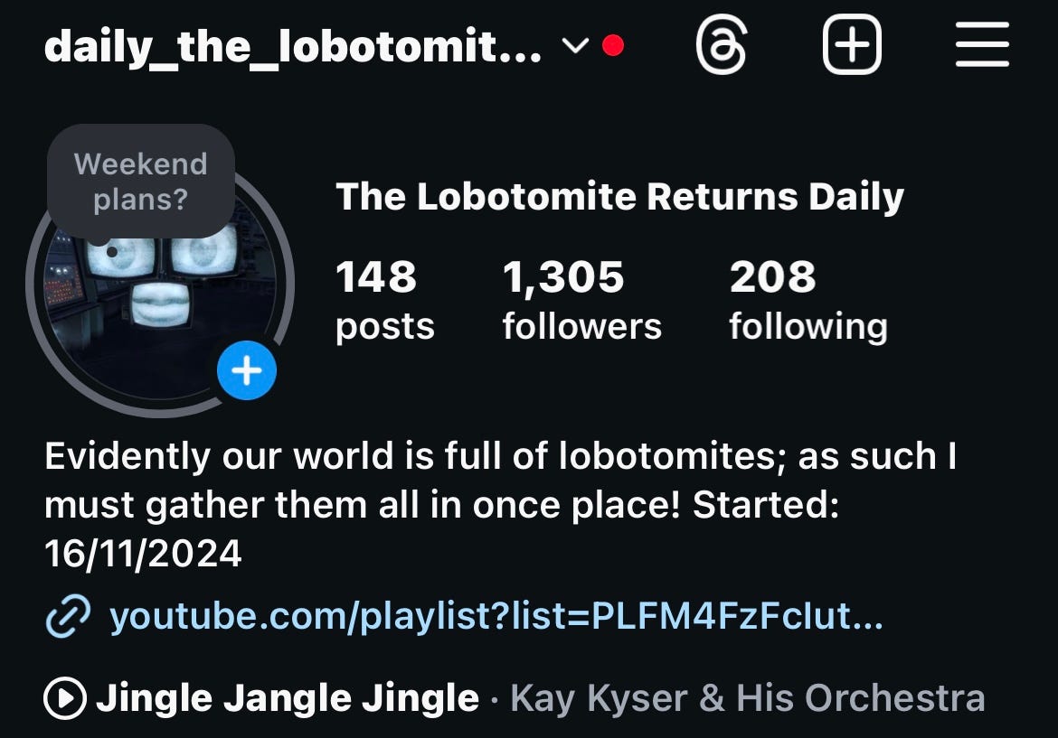 The Lobotomite Returns! | by Arthurwitts | Medium