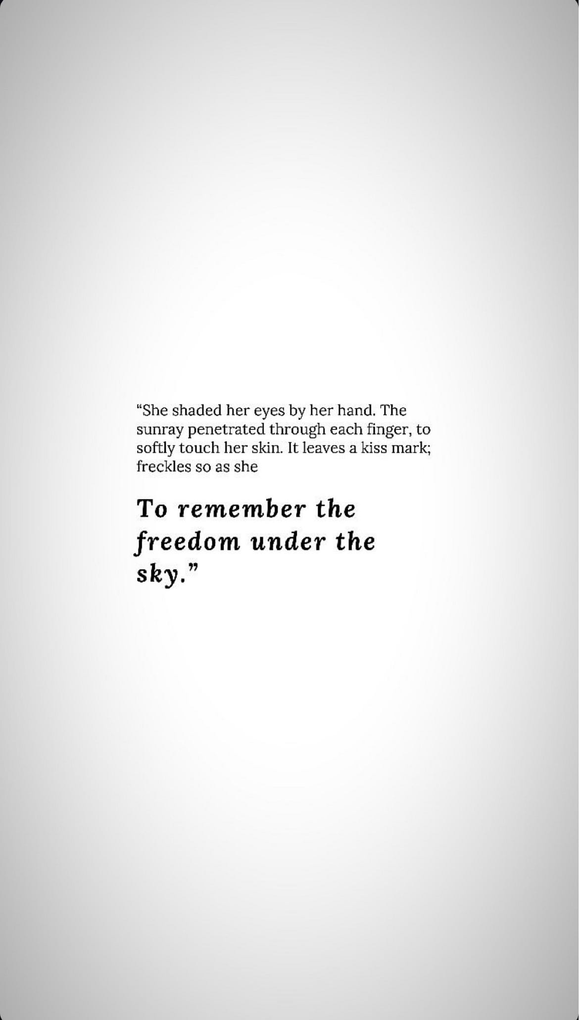 Freedom under the sky - Daddy’s Wardrobe Poetry - Medium