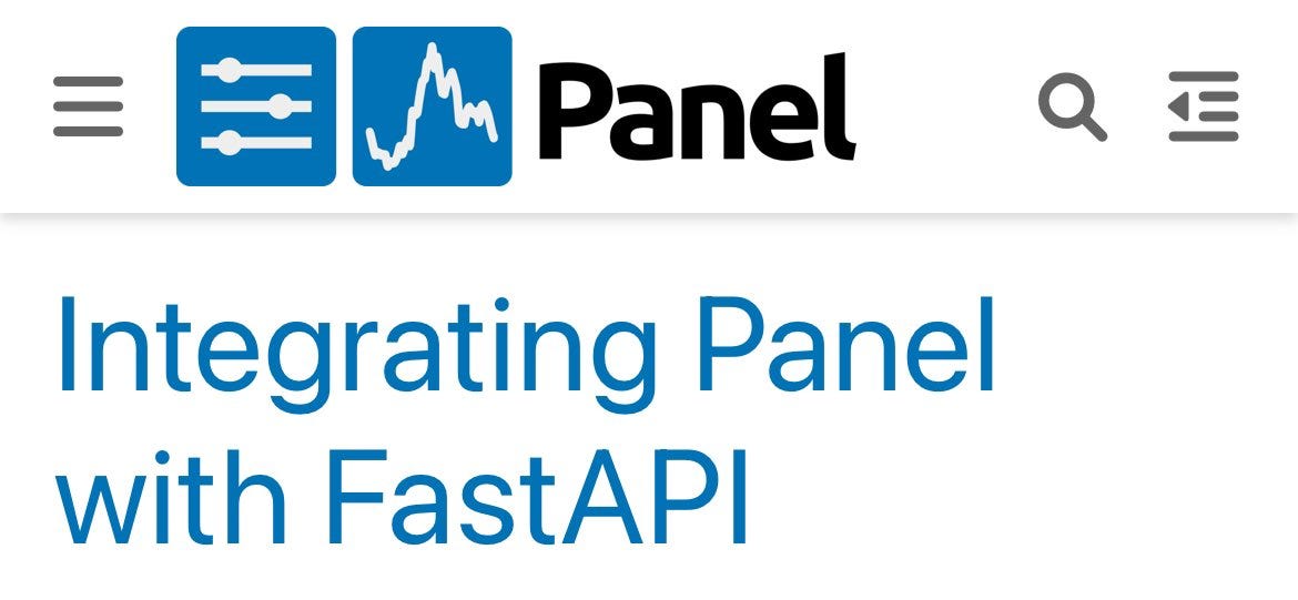 Integrating Panel With Fastapi And Deploying To Azure App Service On