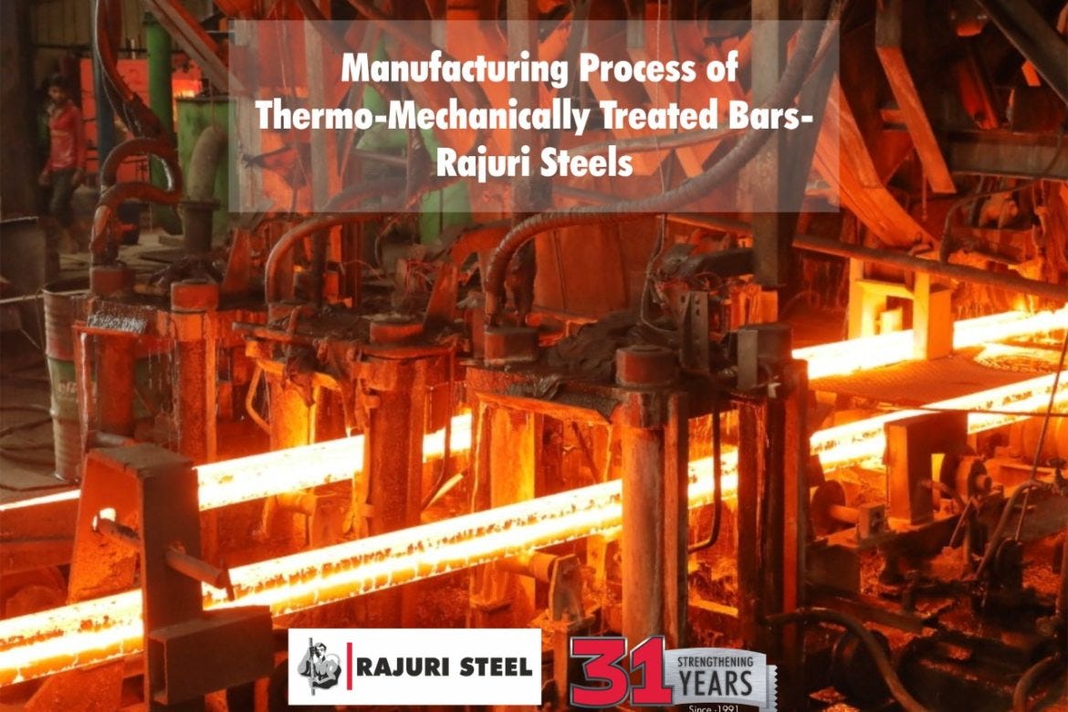 Manufacturing Process of TMT Bars | by Rajuri Steels | Medium
