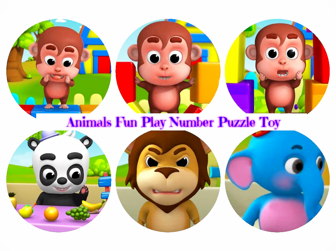 Learning Numbers for Children with Baby Animals Fun Play Number Blocks ...