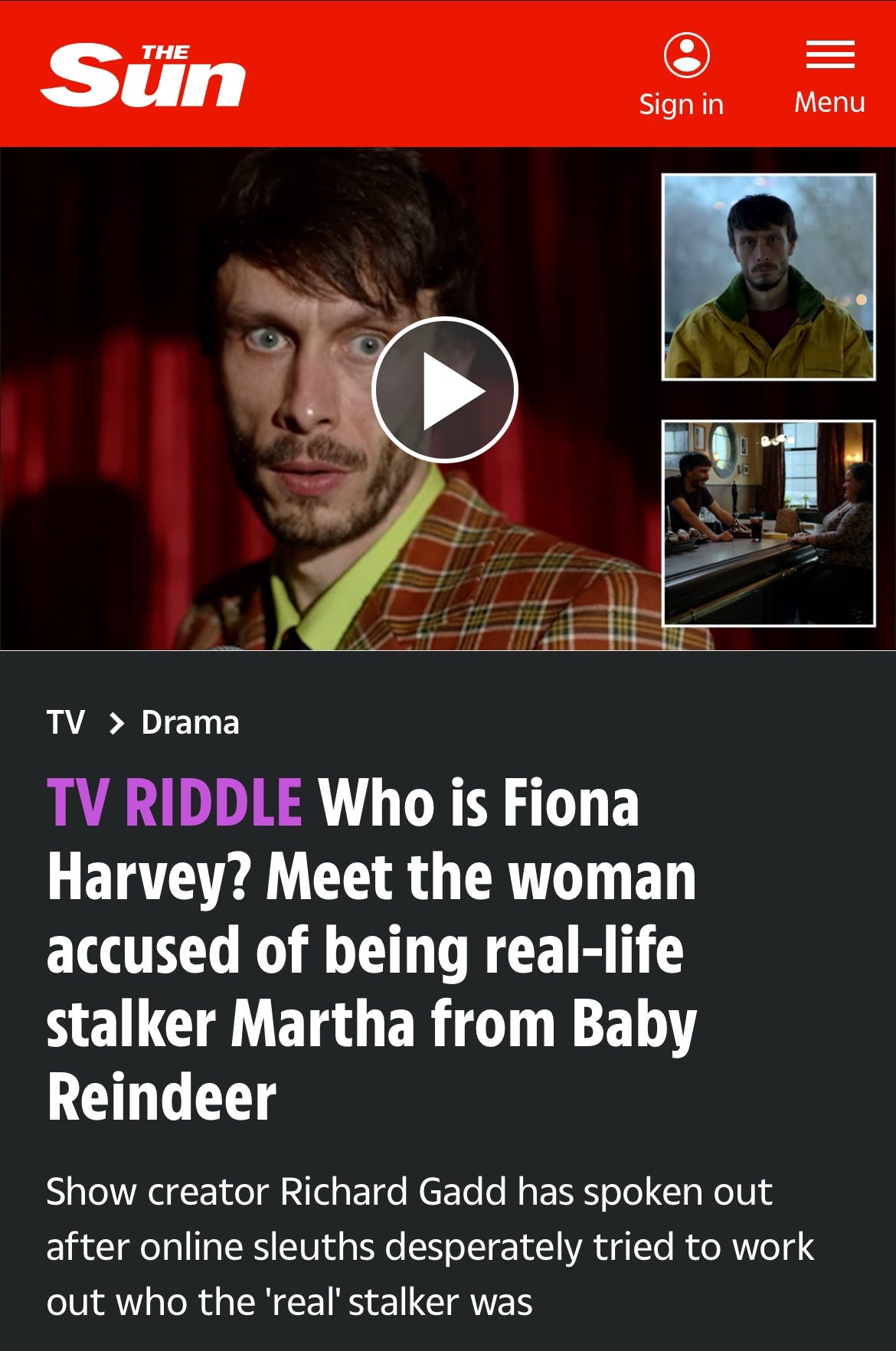 Unmasking ‘Baby Reindeer’s’ Stalker: Media Ethics Debate | Medium