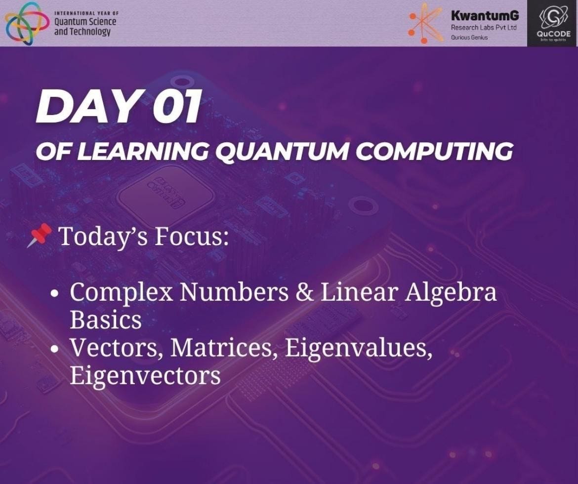 Day 1 of My Quantum Computing Journey: Diving Into Complex Numbers ...