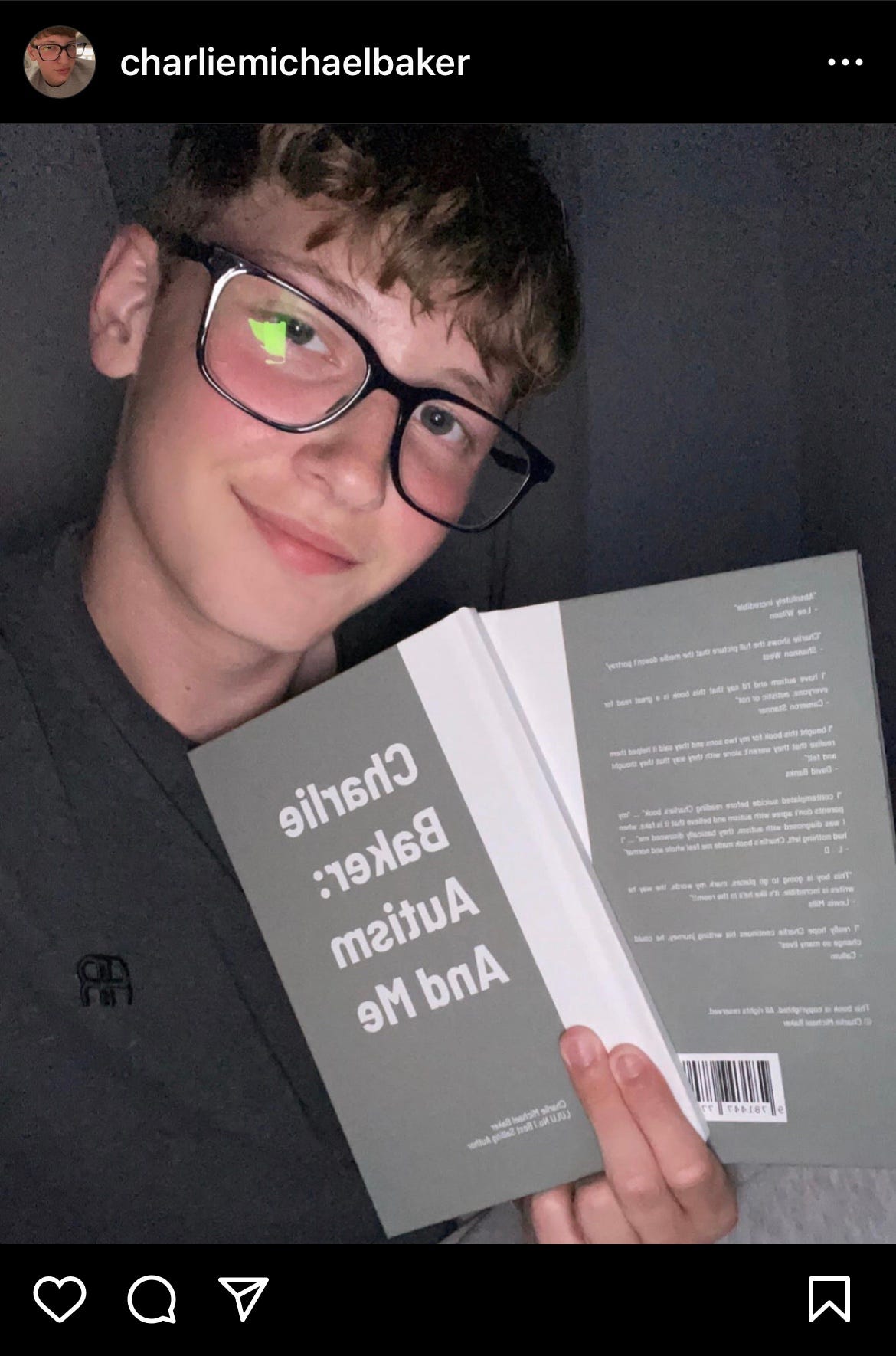 Picture credits: instagram (@charliemichaelbaker) Charlie said that he ...