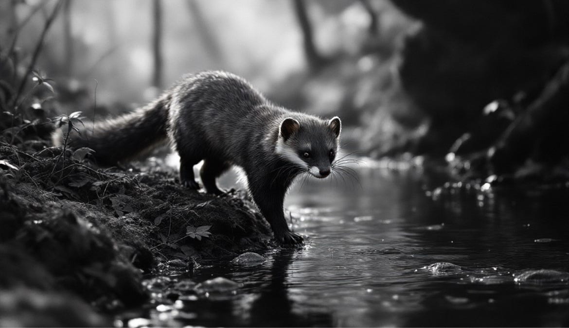 le fouine de la dive. the marten of the dive river | by james ...