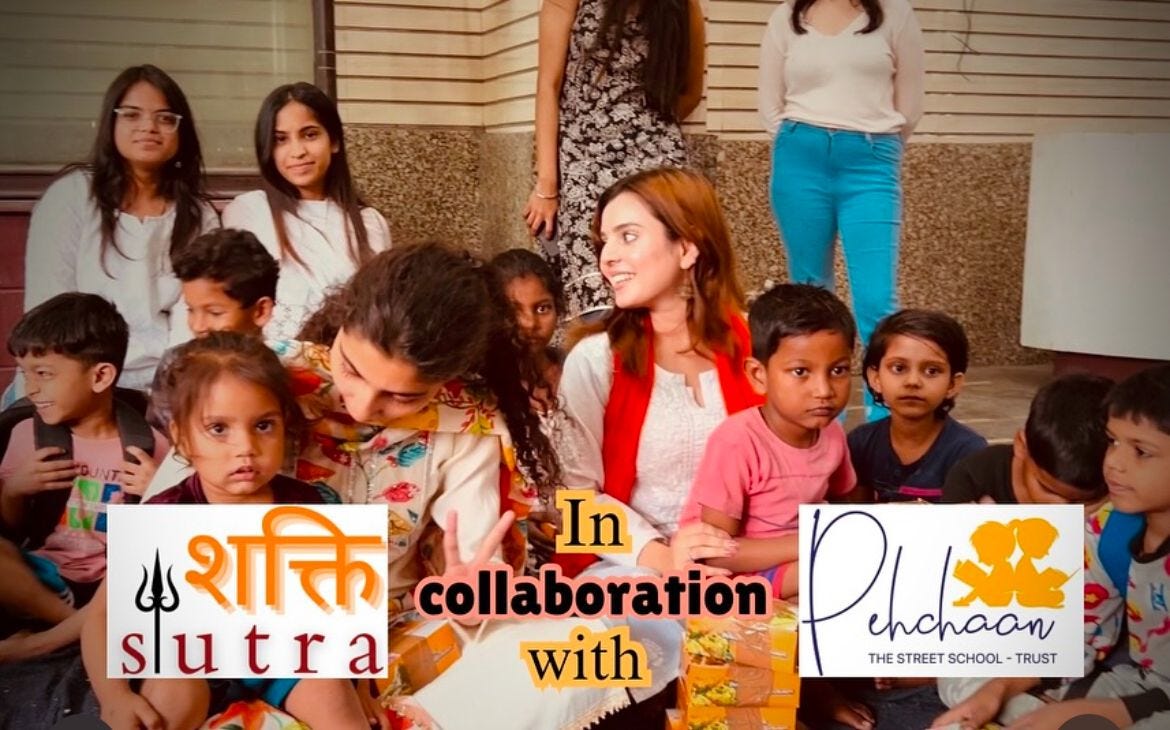 Spreading Smiles: Shakti Sutra Team’s Trip to Pehchaan The Street School | by Shruti Verma | Medium
