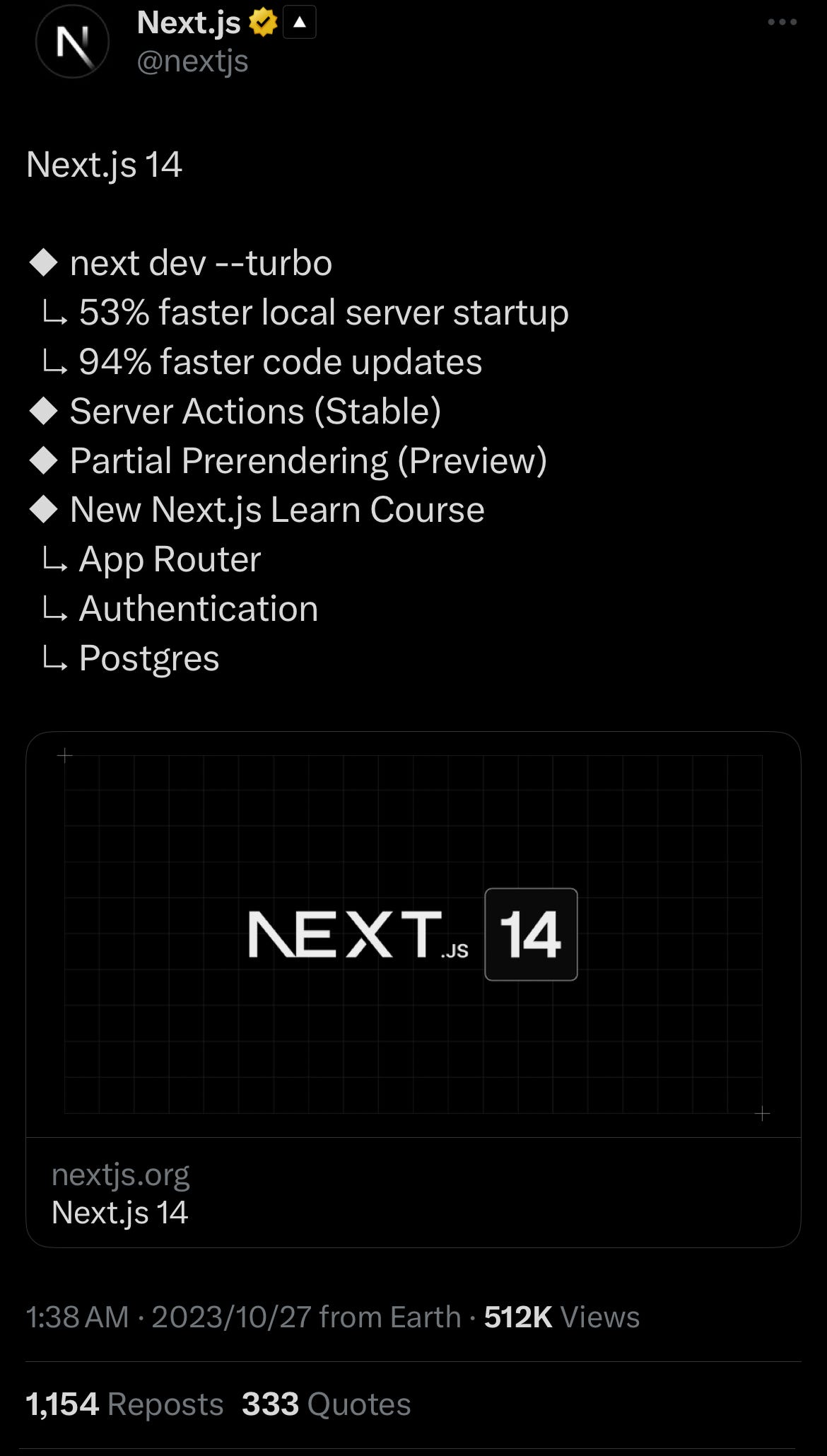 【React News】Next.js 14!!? - BillyHsu - Medium