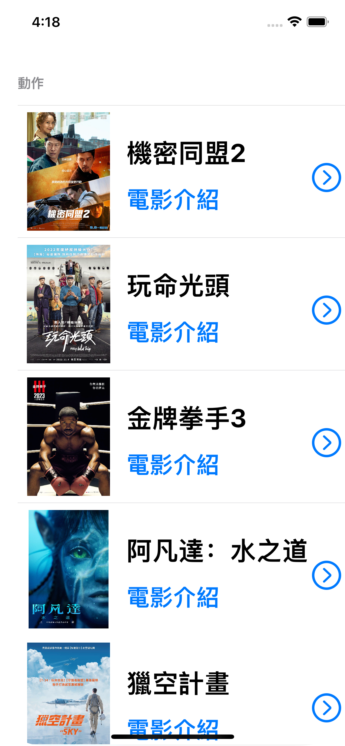 #20 實作 Table View 的基本功能 — 電影介紹 - 彼得潘的 Swift iOS App 開發教室 - Medium