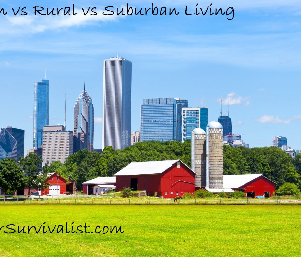 Urban vs Rural vs Suburban. If you are looking for something with… | by ...