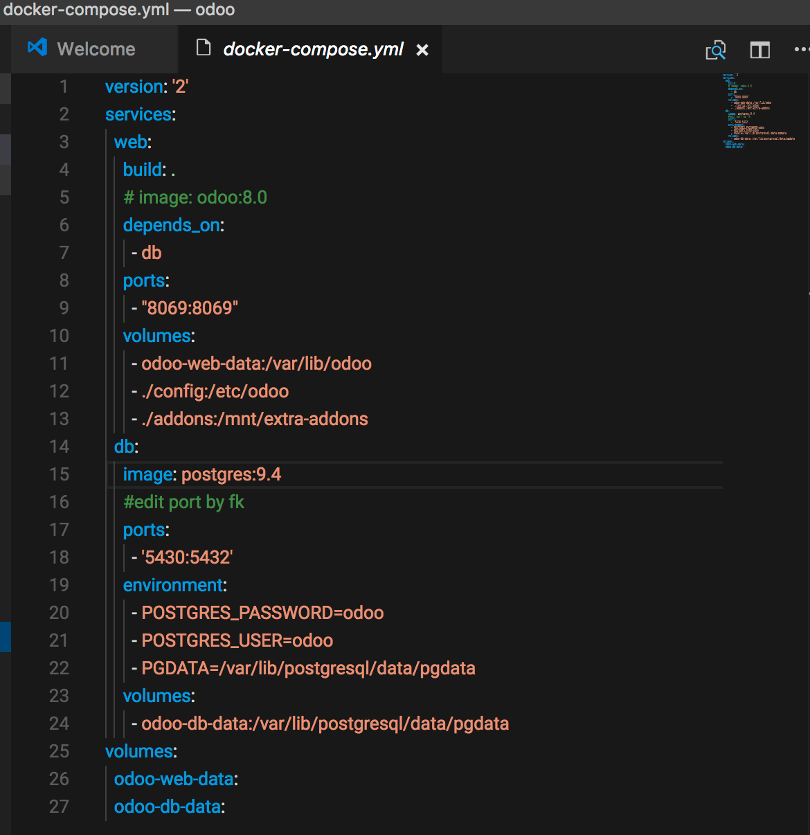 docker compose for odoo. ตอนนี้หลายๆท่านคงเริ่มคุ้นเคยหรือเคยทดลอ… | by Anndream Software | Medium