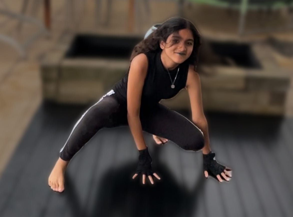 Crouching Fighting Pose