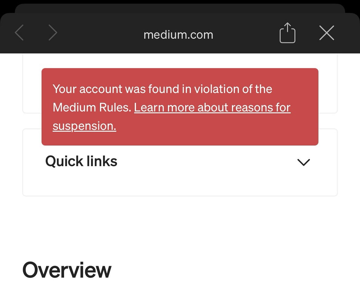 My Medium Account Was Suddenly Gone – But I Got It Back the Same Day ...
