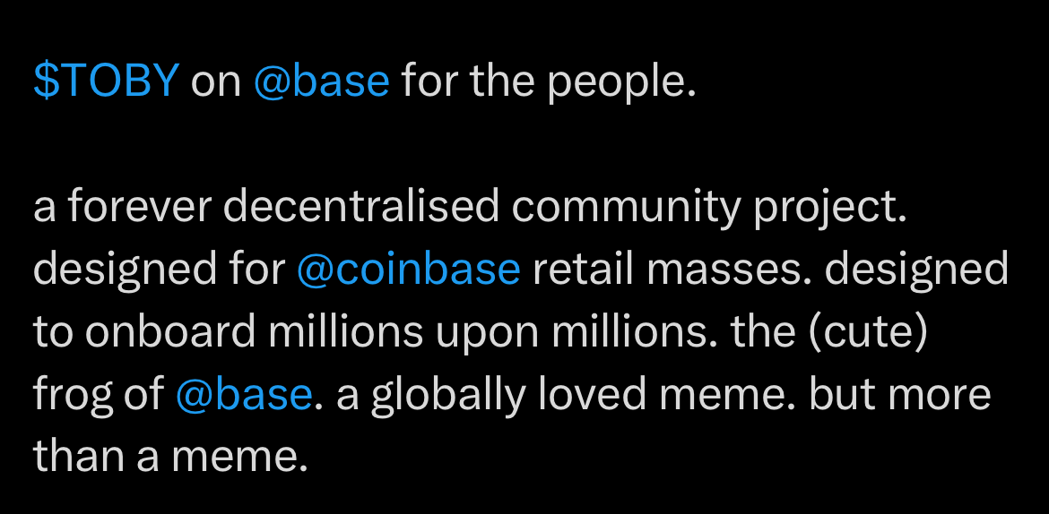 $TOBY Speculation — Coinbase Listing Incoming | by lisan_al_ghaib_777 ...