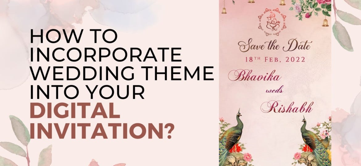 How to Incorporate Wedding Theme Into Your Digital Invitation? | by ...