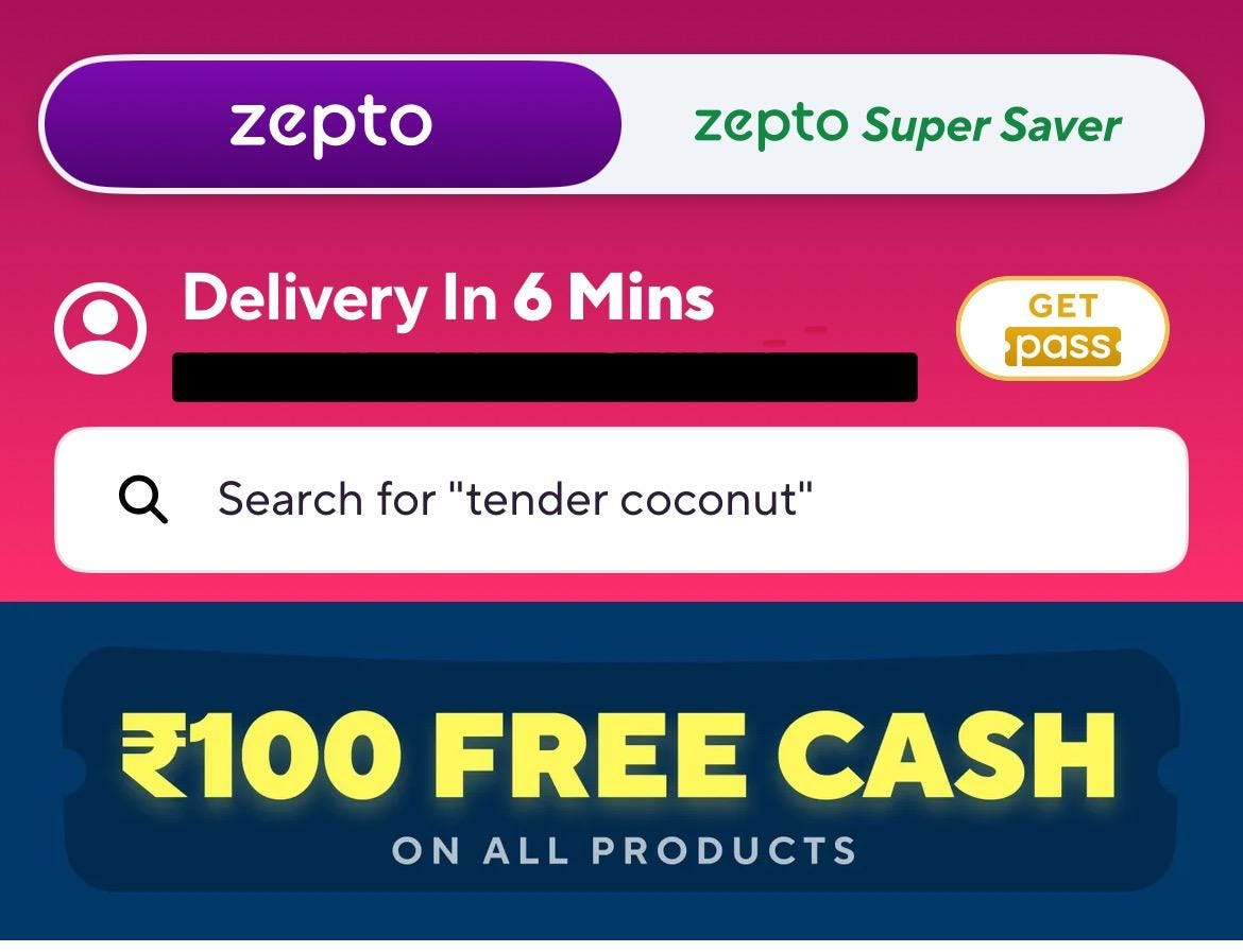 When Free is Actually Costly. My take on Zepto’s free cash strategy ...