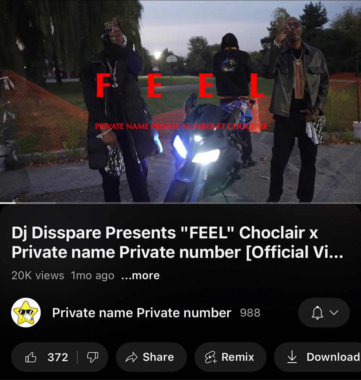 DJ Disspare’s ‘FEEL’ Featuring Choclair & Private Name Private Number ...