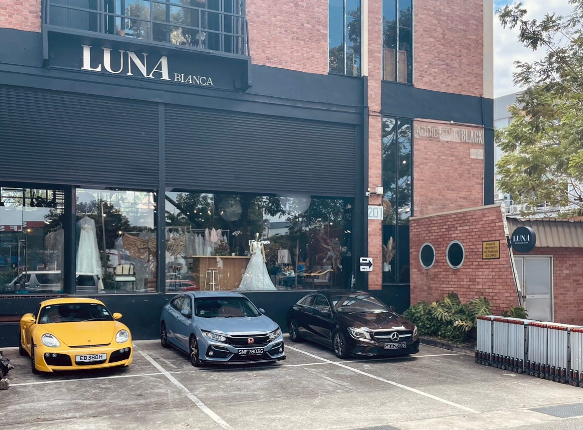 One of the trusted and biggest Bridal Studios in Singapore: Luna Bianca ...