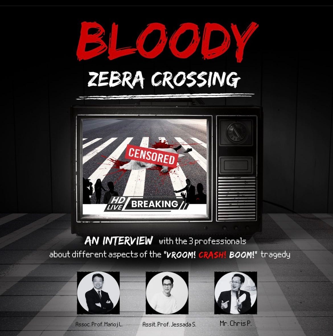 Bloody Zebra Crossing. Once upon a time, a group of zebras was… | by ...