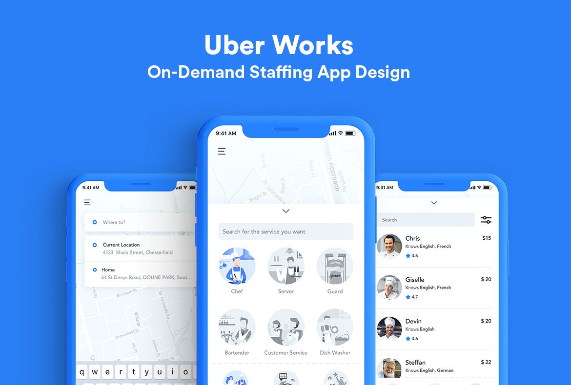 Uber Works | On-Demand Staffing App | by Appening | Medium