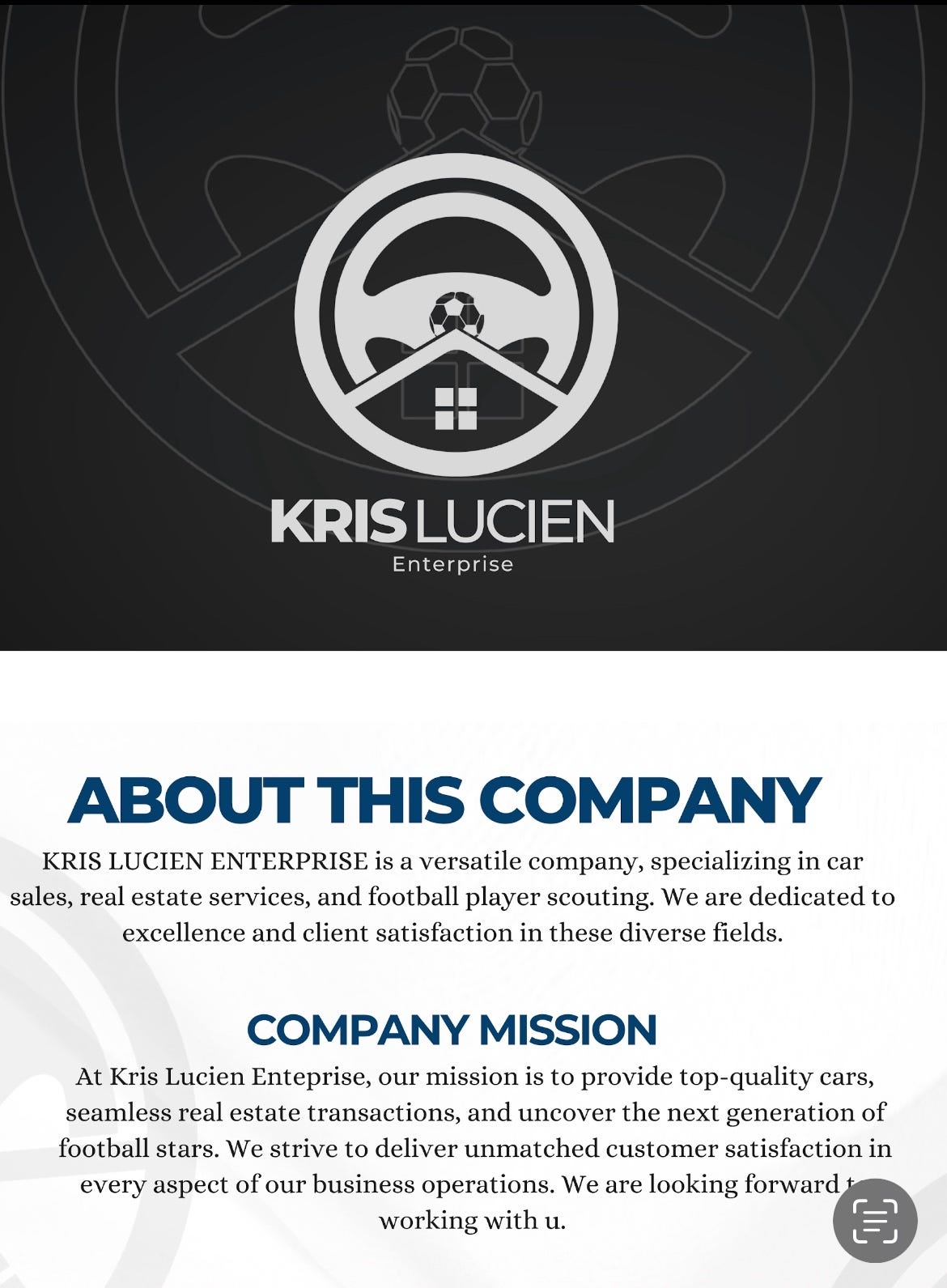 KRIS LUCIEN ENTERPRISE A brand you can trust , bringing your dreams ...