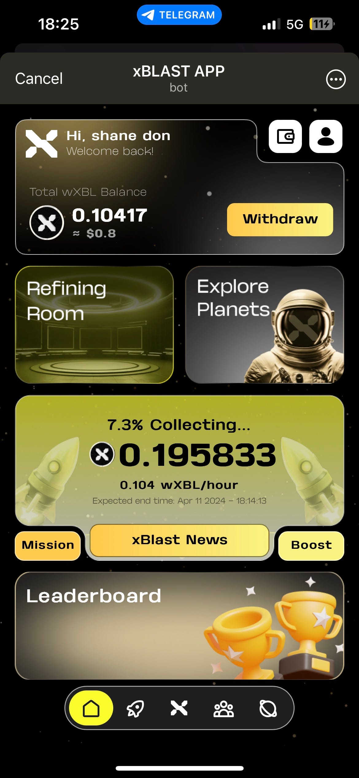 Mine Free With XBlast On Telegram - J Zeus 🕊️ - Medium