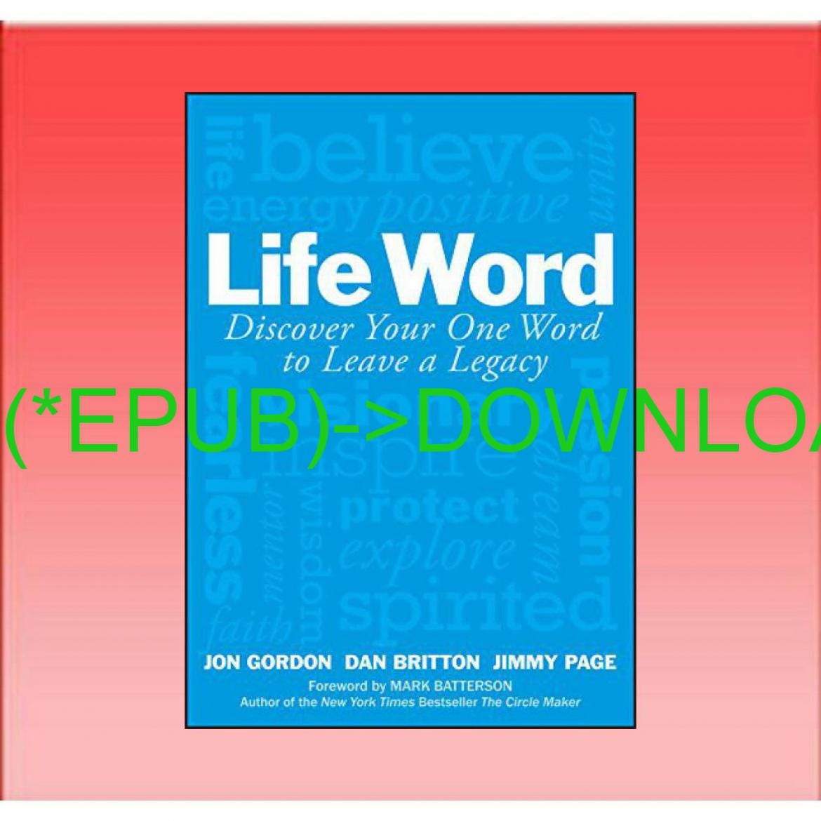 (Download) Book Life Word: Discover Your One Word to Leave a Legacy ...