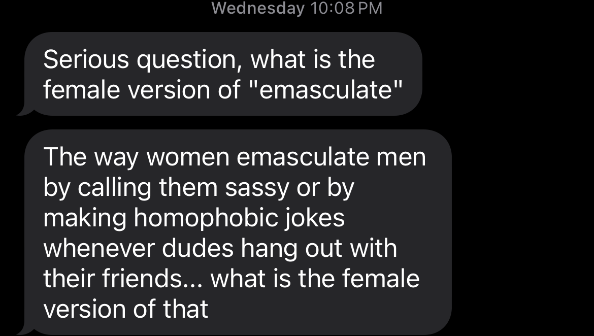 Is there a female equivalent of emasculation? | by Ike Etn | Medium
