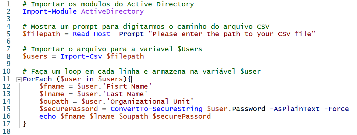Script para criação de vários usuários no Active Directory | Medium