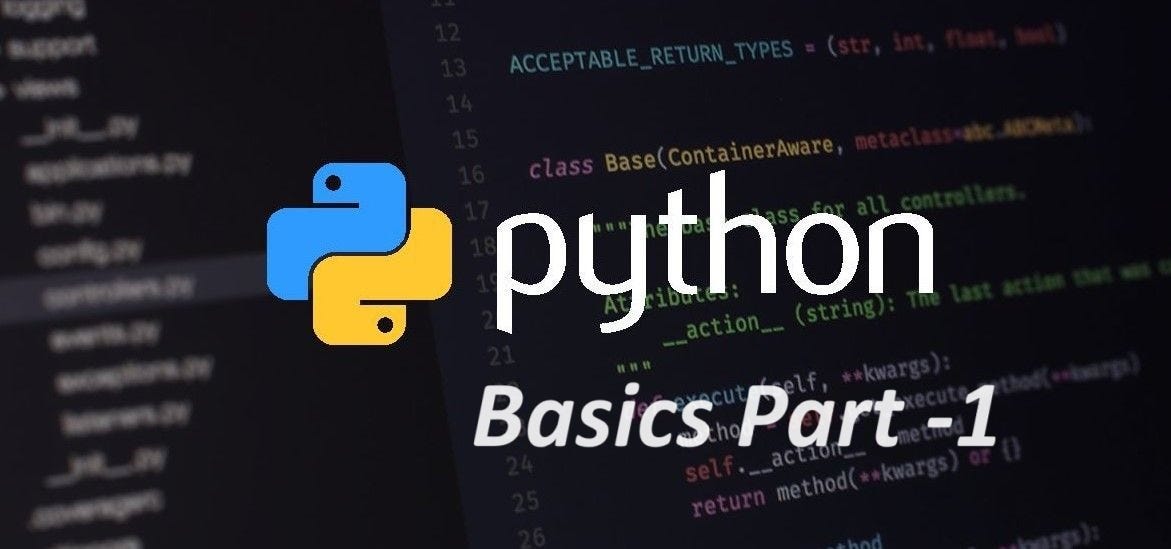 Python Basics Part 1 What Is Python By Mahender Reddyn Medium