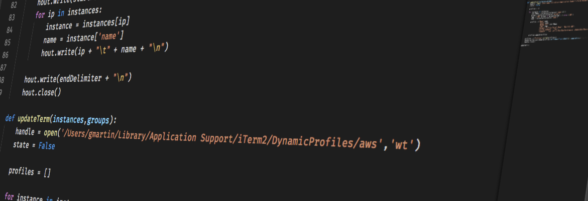 Dynamic iTerm profiles for AWS autoscaling groups | by Gonzalo Martín Erro | Medium