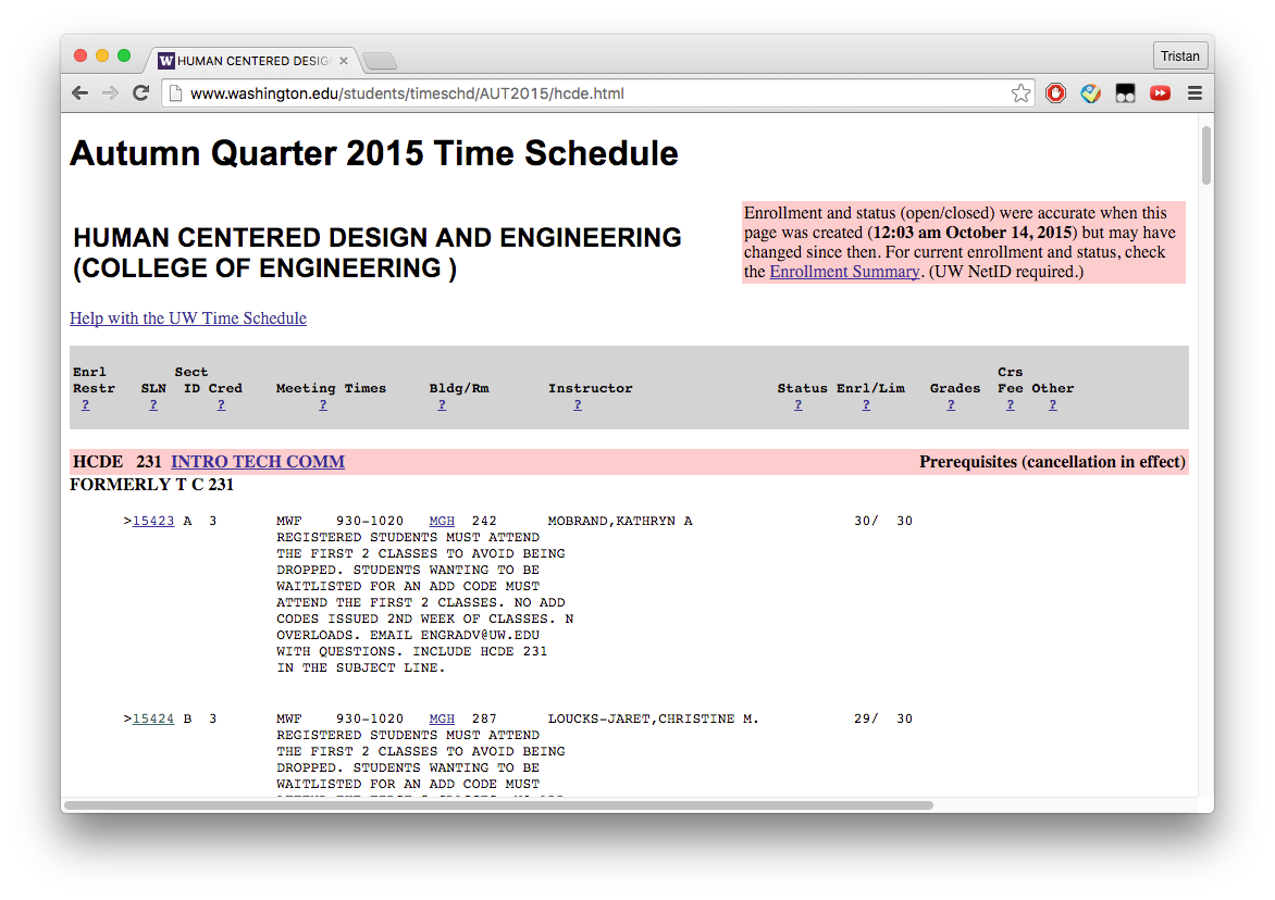Redesigning the UW Quarterly Time Schedule | by Tristan Shi | Medium