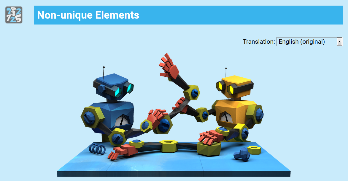 CheckiO Challenge 01: Non-unique Elements | by Ben Merchant | Medium