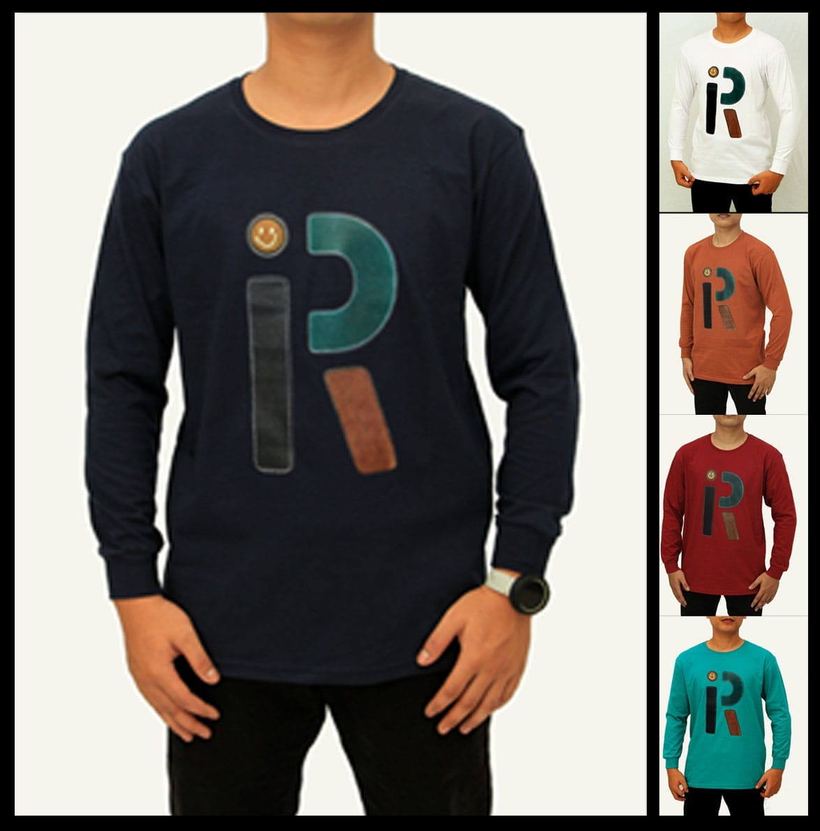 💥 Zhigo Kaos Premium Lengan Panjang 💥 Terdapat berbagai varian warna ...