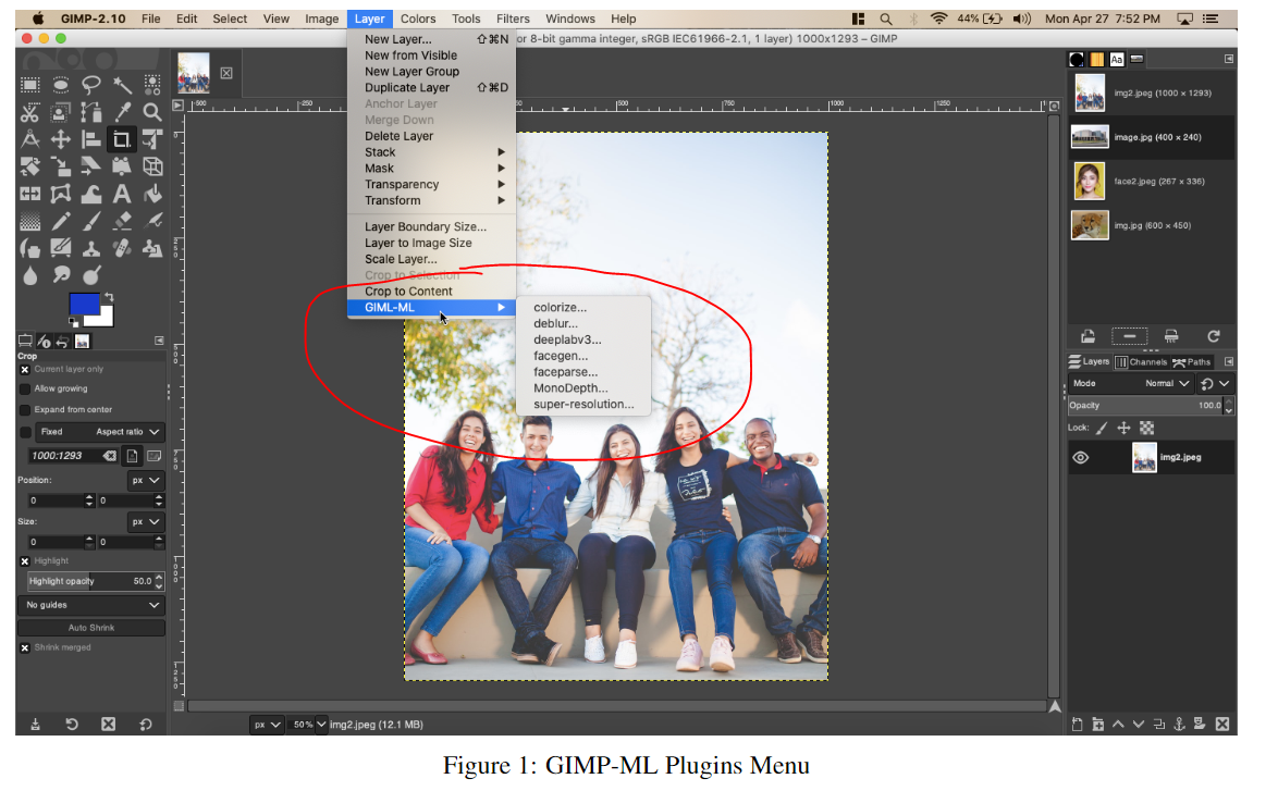 GIMP-ML: Python Plugins for using Computer Vision Models in GIMP | by Jae Duk Seo | Medium