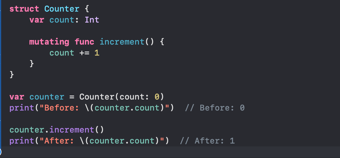 Why do we need to mark some methods as mutating? : SwiftUI - Htet Moe Phyu - Medium
