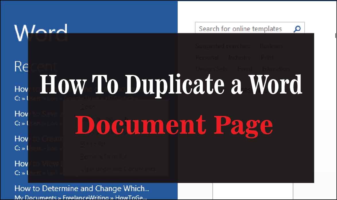 How do I duplicate a page in Microsoft Word? — 1 Click Solution | by ...