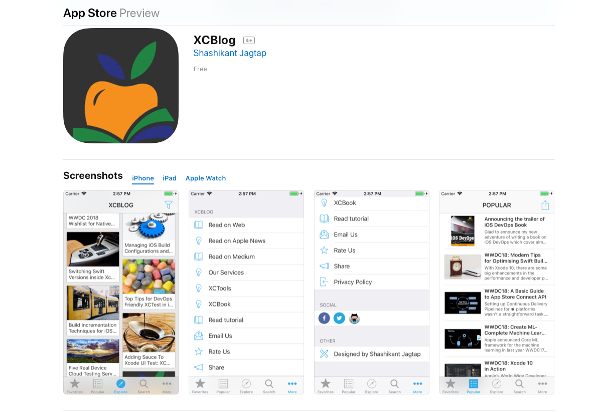 Released XCBlog 2.0 iOS App. Glad to announce that, Apple has… | by ...