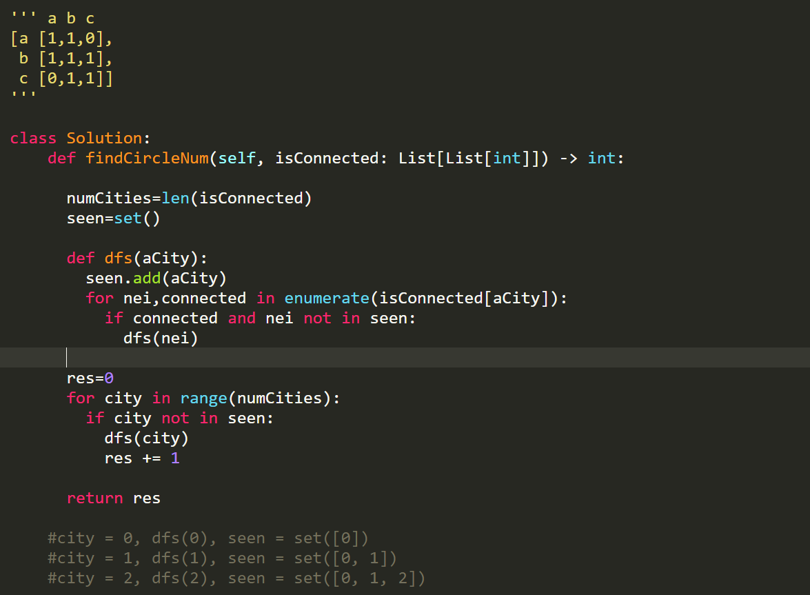 Number of Provinces. There are n cities. Some of them are… | by Machine ...