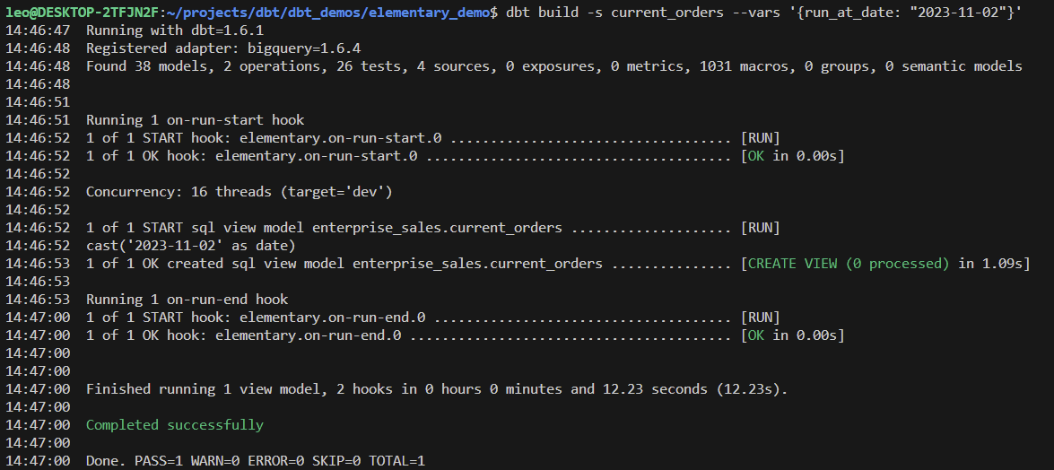Dbt Quick Patterns — Run at Date. When Are We Running that Pipeline For ...