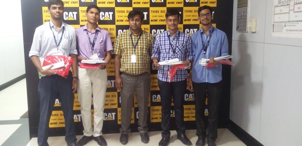 Caterpillar Innovation Challenge Cat It! — Winning team | by Murali ...