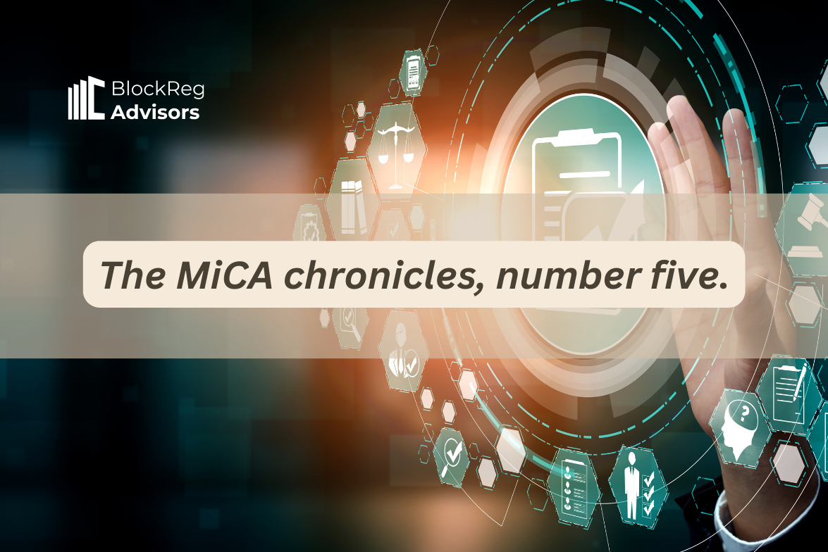 The MiCA chronicles, number five. | by BlockReg Advisors | Nov, 2023 ...
