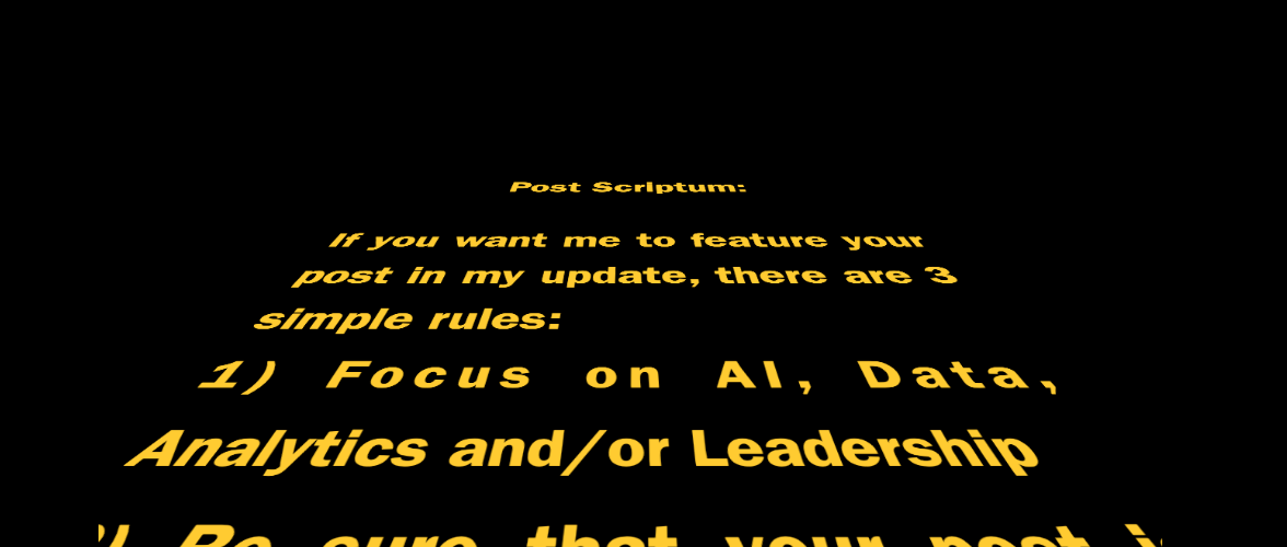 AI, Data & Analytics: What You Might Have Missed This Week… | by Bruno Aziza | Analytically ...
