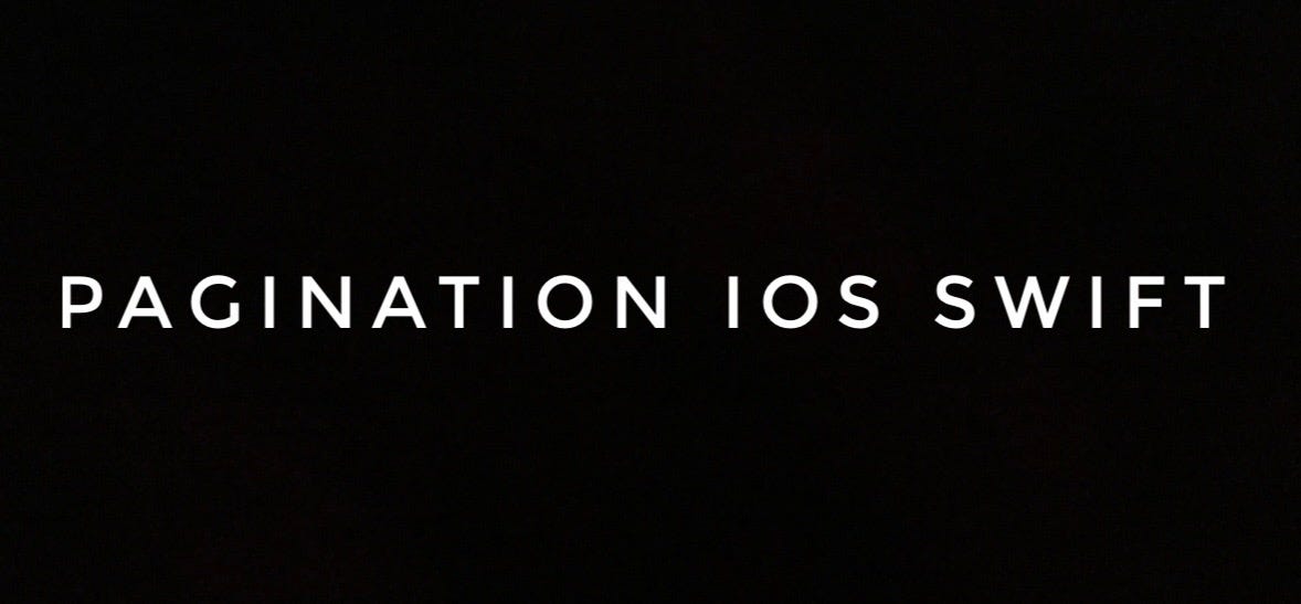 Pagination iOS Swift. Pagination in Swift involves dividing a… | by Akash Verma | Medium