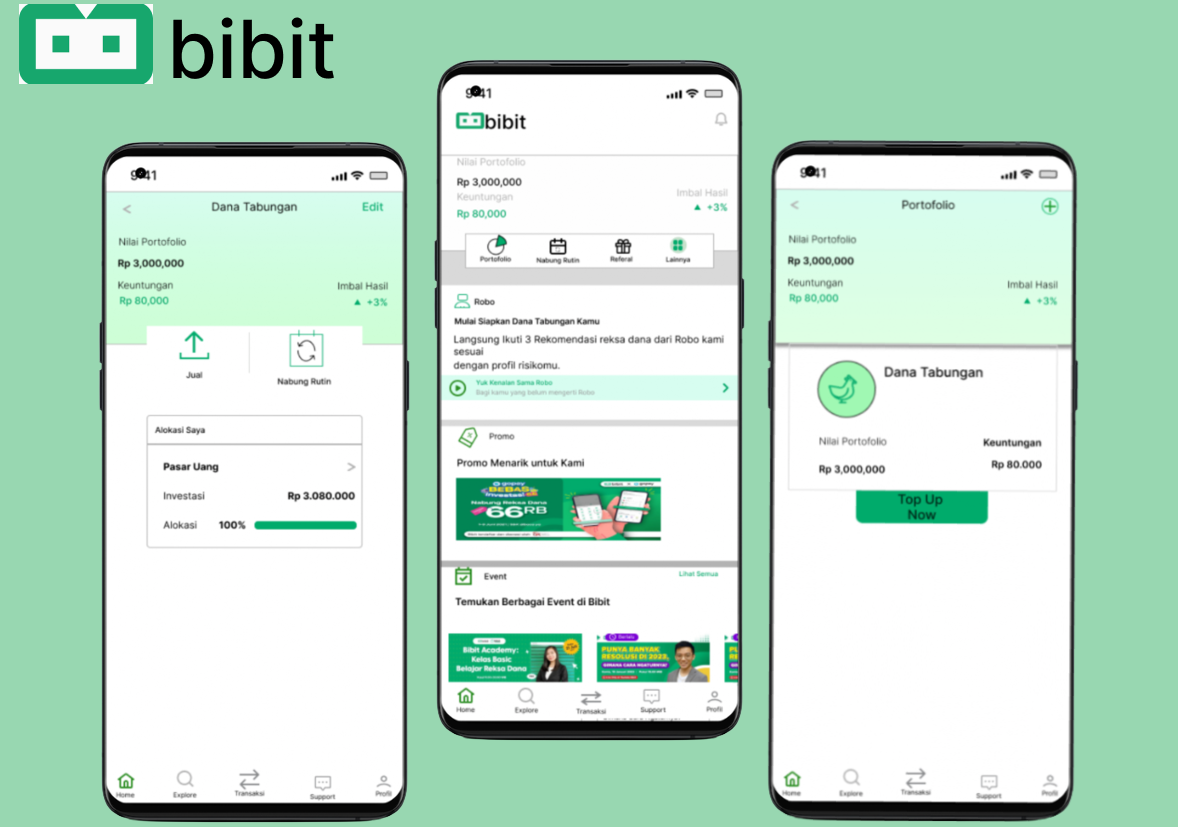 Portofolio UI/UX Case Study: bibit | by Rury Insanul Mahdi | Medium