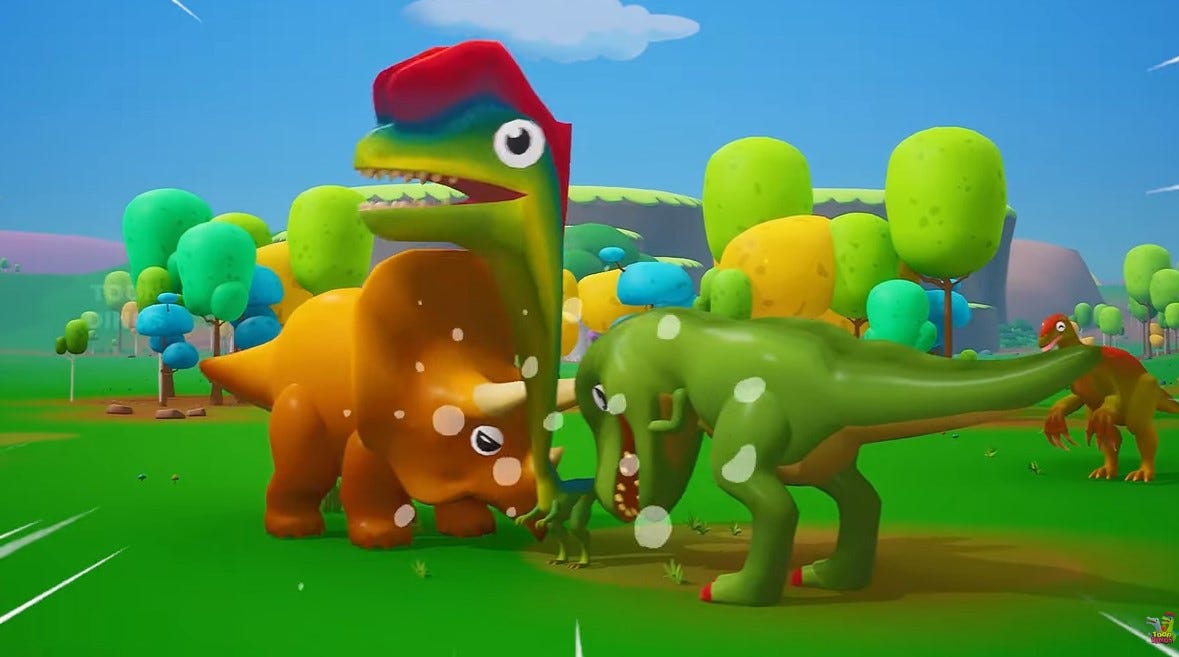 Dinosaur Fun Adventure | The Innocent Dilophosaurs — Giant Dinosaurs ...