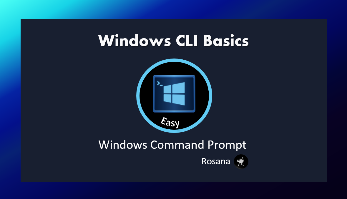 Windows CLI Basics · TryHackMe. What is Windows CLI? How to navigate ...