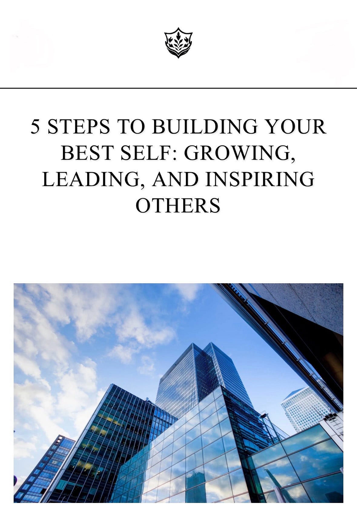 Ever wonder what it takes to truly become your best self? Building good ...