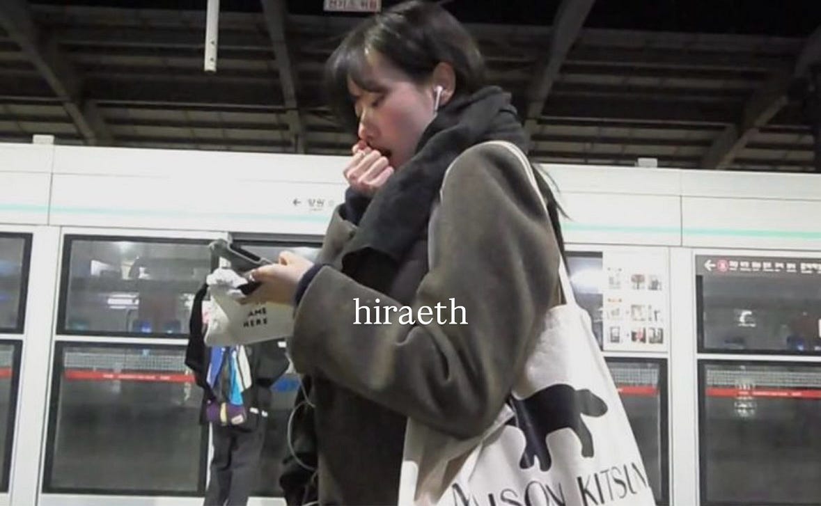 (n.) hiraeth. a deep, bittersweet longing for a home… | by Shania ...