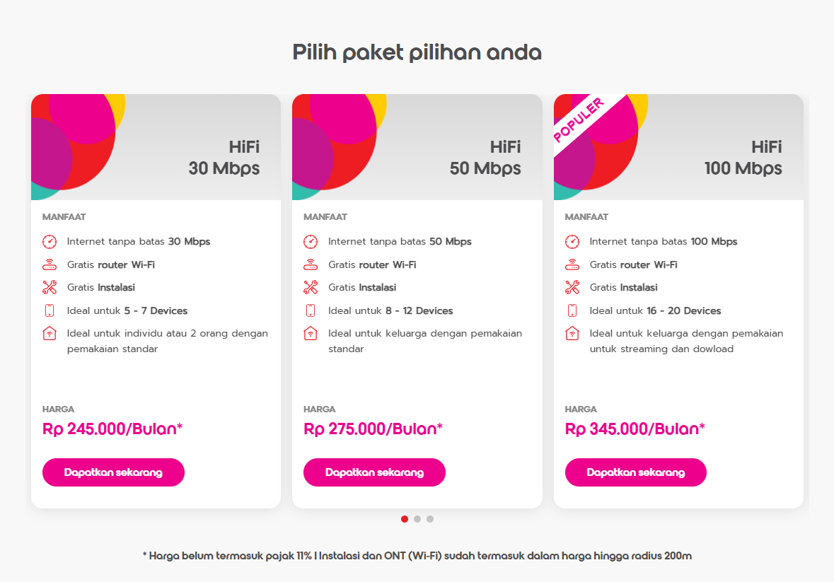 PRODUK DAN LIST HARGA INDOSAT HIFI FIBER OPTIC | by Tomy Sugiarto | Oct ...